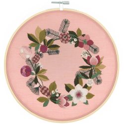Rico Design Embroidery Kit Christmas Roses