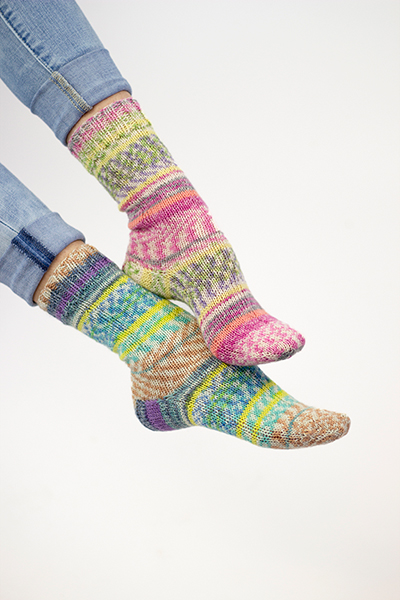 Easel Basic Toe Up Sock Pattern