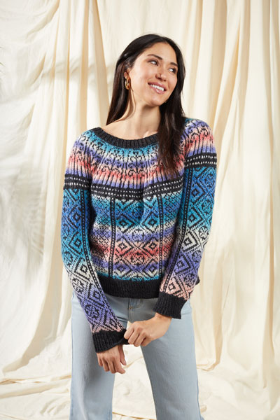 Stained Glass Sweater Pattern